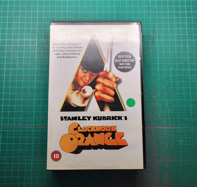 A CLOCKWORK ORANGE 1971 Stanley Kubrick Malcolm McDowell RARE BIG CASE ...