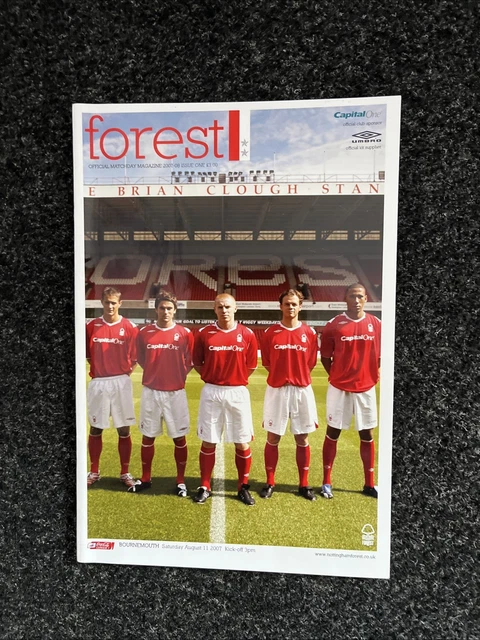 SELECTION OF NOTTINGHAM Forest League 1 Home Programmes 2007/2008 ...