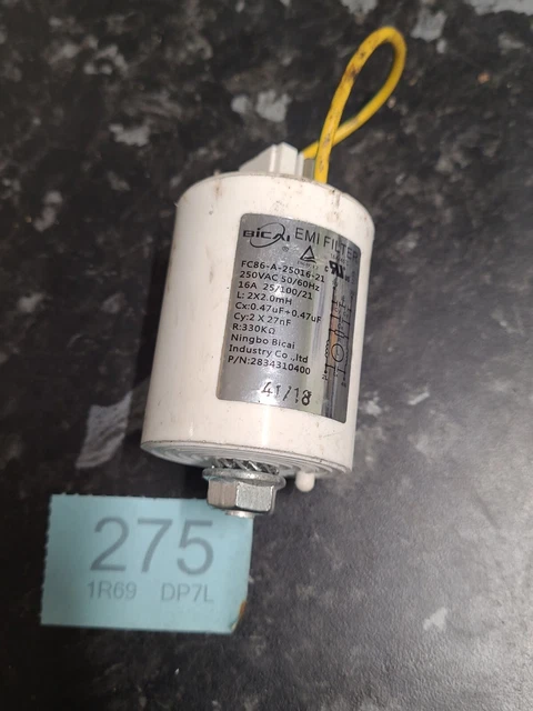BEKO WTG741M1W WASHING Machine Mains EMI Filter BICAI FC86-A-25016-21 £ ...