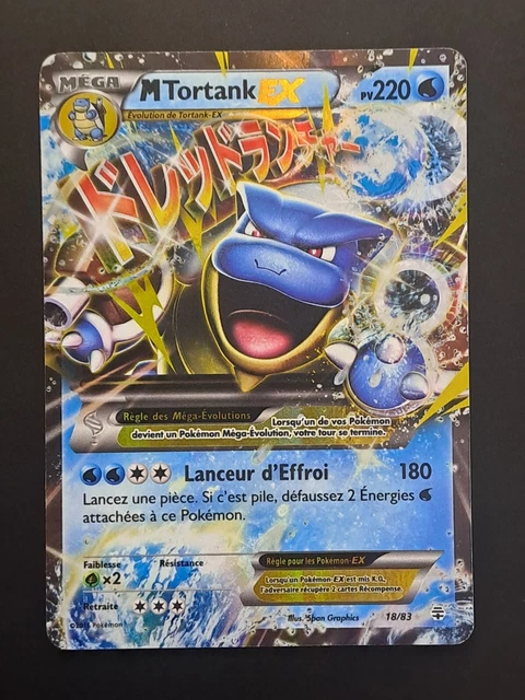 CARTE POKÉMON MÉGA Tortank EX 18/83 Générations Fr EUR 16,90 - PicClick FR