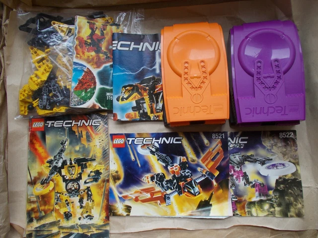 SET MODELLI FUSION Di Lego Technic Slizers Throwbots + Vasche E Ins ...