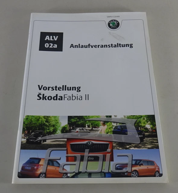 MANUEL D'ATELIER SSP Alv 02a Skoda Fabia II Présentation Support 03/2007 EUR 22,32 - PicClick FR