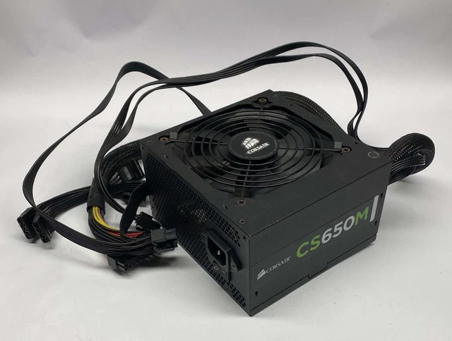 CORSAIR CS650M 650W Part Modular Power Supply Unit (PSU) - Big Fan - 75 ...