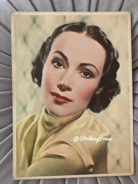 VINTAGE 1930S FILM Actress DOLORES DEL RIO Nestle Stars Screen trade ...