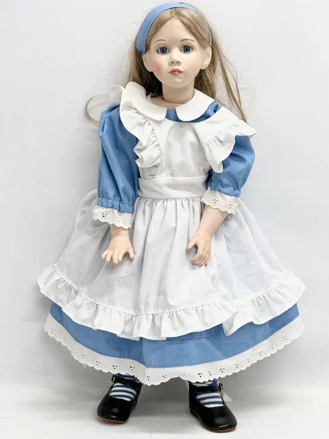 RARE VINTAGE SCS/MDA Alice in Wonderland porcelain doll - Artist - M ...