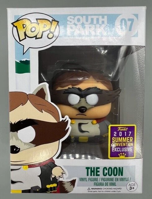 FUNKO POP #07 The Coon - South Park - 2017 Con - Rare Vaulted with POP ...