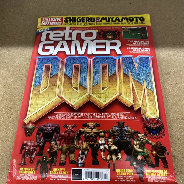 RETRO GAMER MAGAZINE #273 2025 DOOM, Early Disney Games +Shigeru ...
