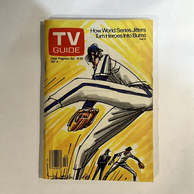 1976 TV GUIDE World Series Baseball NY Metro Edition £6.81 - PicClick UK