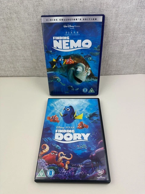 WALT DISNEY PIXAR Finding Nemo & Finding Dory DVD Movies £10.07 ...
