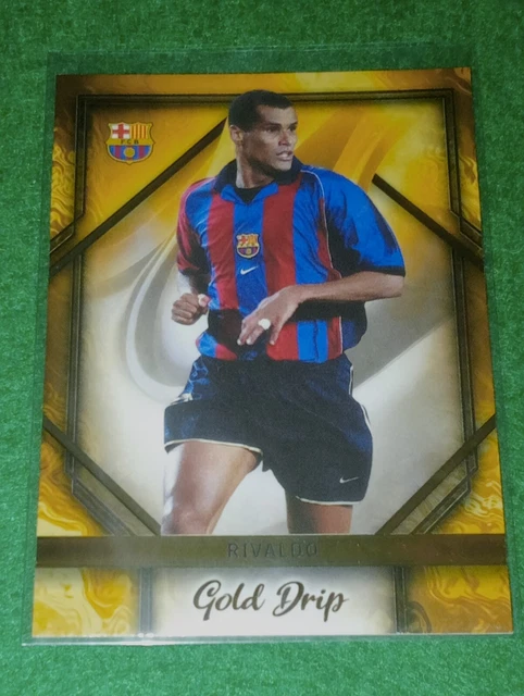 TOPPS FC BARCELONA Team Set 2023/24 Gold Drip Rivaldo EUR 7,50 ...