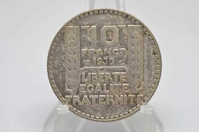 1930 FRANCE 10F Ten Francs Silver Coin .680 Ag 10 Grams Ungraded $8.99 ...