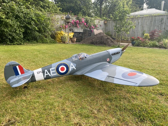 RC AIRPLANE WARBIRD Fighter VQ Spitfire Mk.IX 1540mm 60.6" Wingspan £ ...