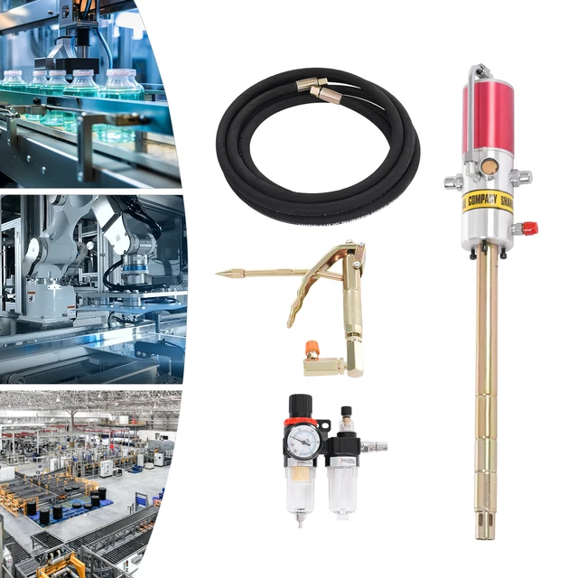RUST-RESISTANT 50:1 RATIO Air Operated Grease Pump, Grease Pump, Oil ...