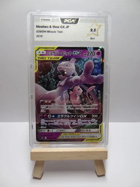 CARTE POKÉMON & Mewtwo & Mew GX " 029/094 RR - Miracle Twin sm11 - JPN - PCA 9,5 EUR 39,99 ...