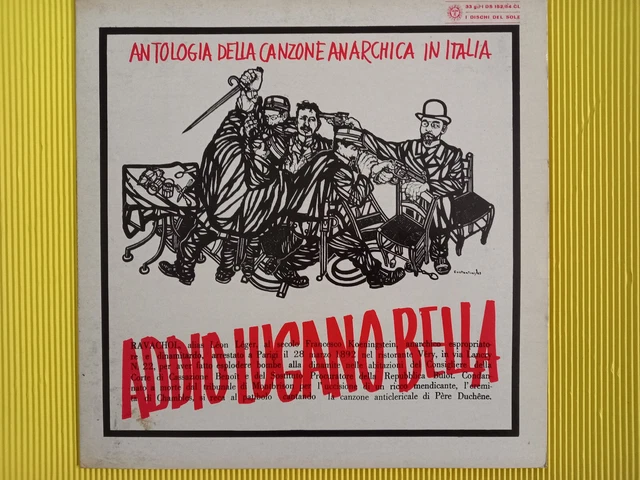 💥ADDIO LUGANO BELLA💥ANTOLOGIA della canzone anarchica in ITALIA💥MONO🔷NM/NM ! EUR 19,90 - PicClick DE