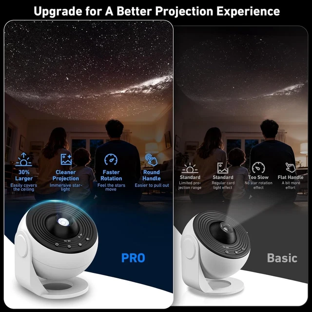 PLANETARIUM STAR PROJECTOR 12 Film Discs 3D Galaxy Nebula Night Light £ ...