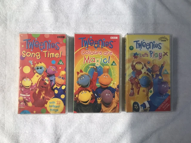 TWEENIES VHS BUNDLE 3pcs Collectable Children’s Media BBC CBeebies Kids ...