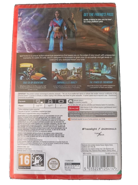 SPLIT FICTION - Nintendo Switch 2 (code in box, sealed) £37.12 - PicClick UK