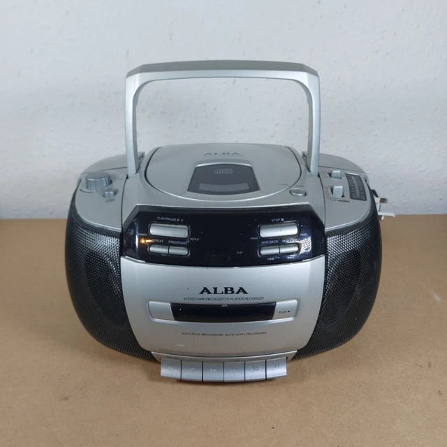 ALBA CX530/D STEREO Radio Cassette Recorder CD Player Tested Working ...