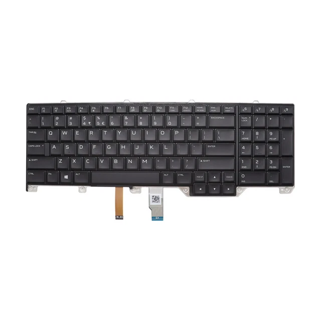 NEW DELL ALIENWARE 17 R4 US Keyboard Backlit AZERTY 0XKC21 $42.47 ...