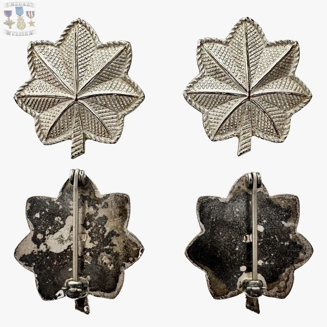 INSIGNE DE GRADE LIEUTENANT-COLONEL GUERRE DE CORÉE ARMÉE AMÉRICAINE ...