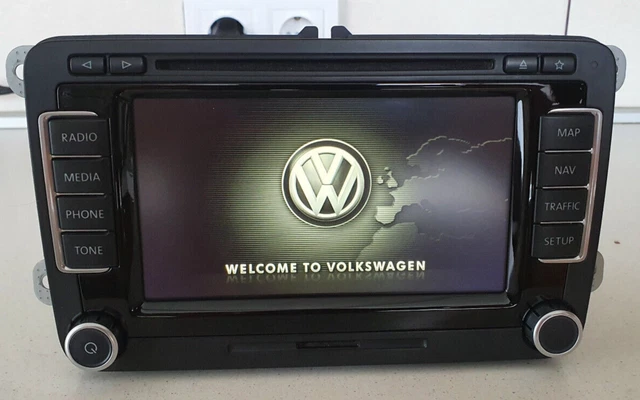 GENUINE VW VOLKSWAGEN Navigation RNS510 RNS 510 Maps Golf Passat CC DAB ...