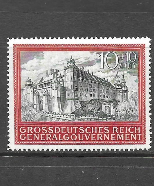 GERMANY OCCUP. 1944 Poland General Government 5th Anniversary 1 x ...