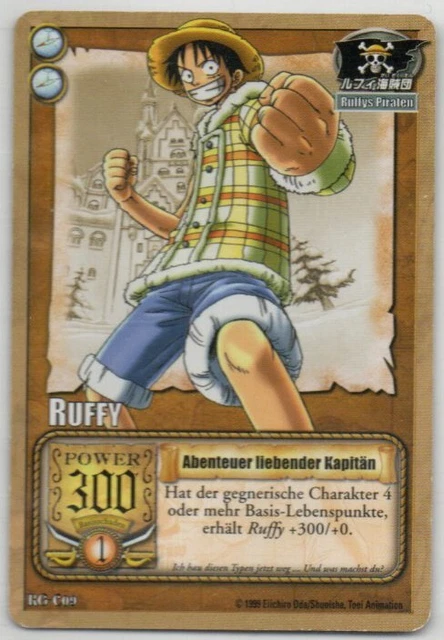 ONE PIECE TCG Karte Carte RG-C09 Ruffy Abenteuer liebender Kapitän EUR ...