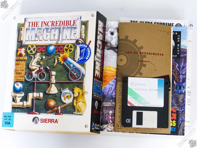 IBM PC THE Incredible Machine Big Box 3.5" Msdos Computer Game 1993 ...