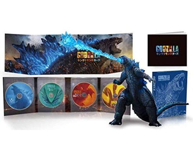 GODZILLA FIGURE GODZILLA King of Monsters Limited Edition 4-disc set ...
