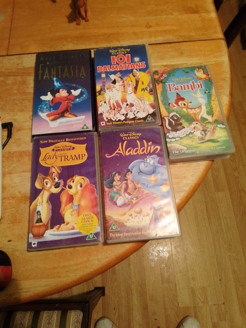 KIDS58 X WALT Disney Classics VHS Video Tapes Bundle Job Lot Children's ...