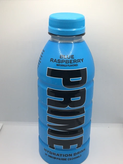 PRIME HYDRATION DRINK “Blue Raspberry” Flavor 16 oz Bottles KSI & Logan ...
