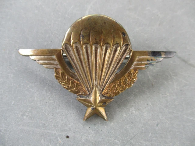 (15) RARE INSIGNE militaire brevet de parachutiste numéroté 459 ...