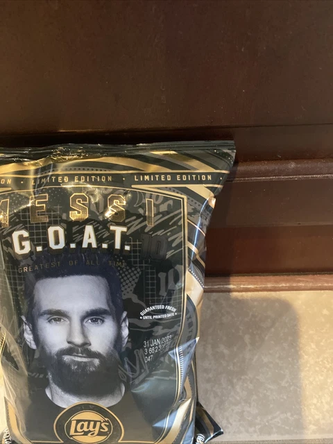 LAY'S LIONEL MESSI GOAT Limited Edition BBQ Potato Chips - New SEALED ...