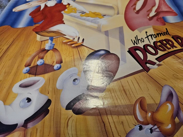 WHO FRAMED ROGER Rabbit One Sheet Poster £150.00 - PicClick UK