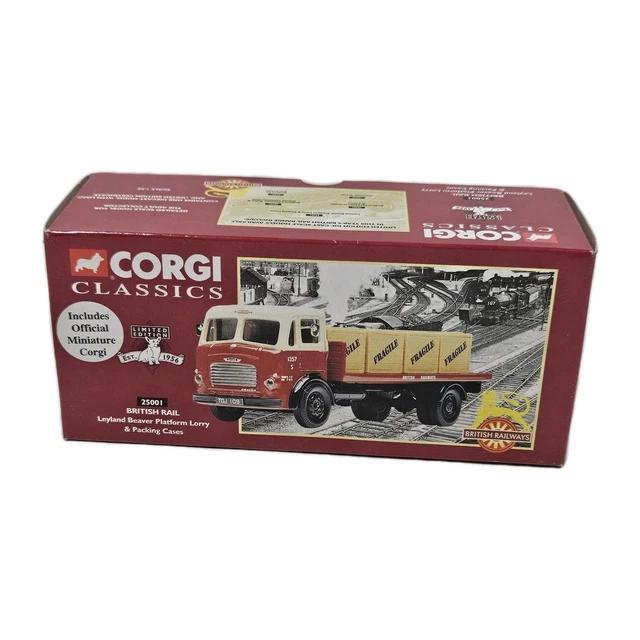 CORGI BRITISH RAIL Leyland Beaver Platform Lorry - Model 25001 Scale 1: ...