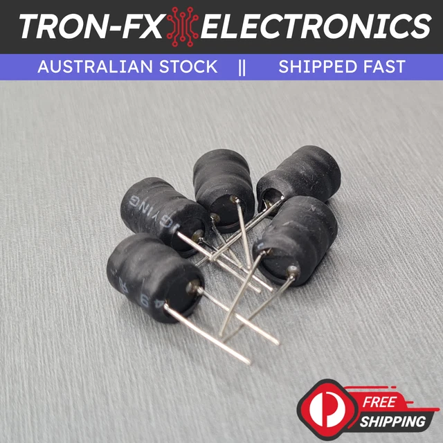 5PCS 3.3MH ADP08P10-332 Radial Ferrite High Frequency Choke I-Shaped ...