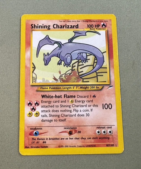 SHINING CHARIZARD 107/105 Pokémon JCG Neo Destiny Secret Rare EUR 785 ...