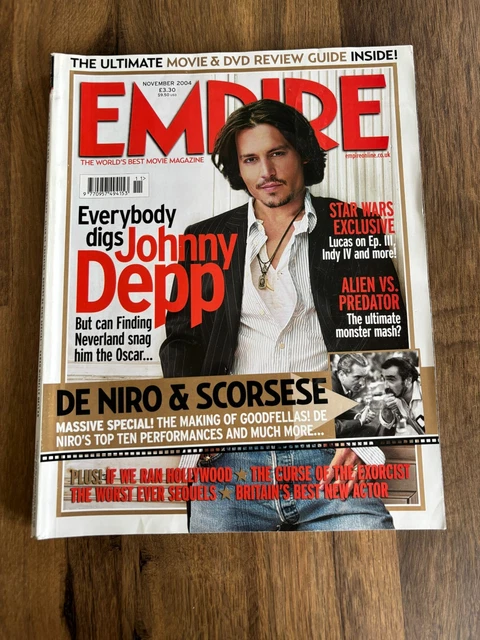 EMPIRE MAGAZINE NOVEMBER 2004 Issue 185 Johnny Depp £2.23 - PicClick UK