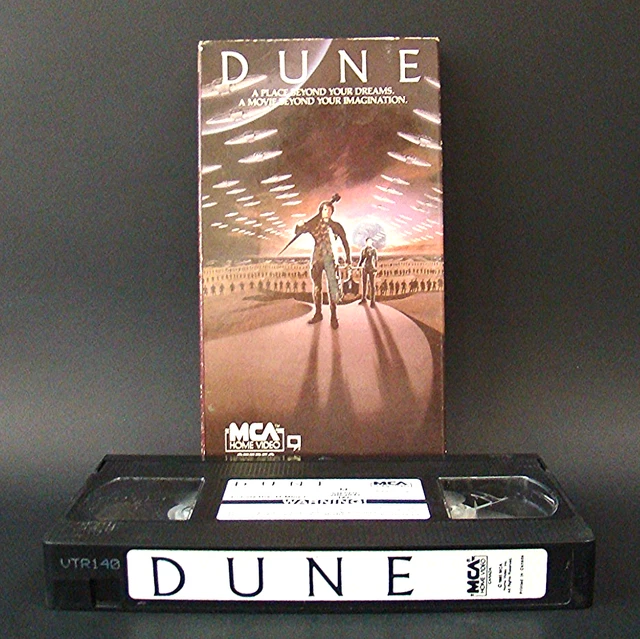 DUNE VHS 1985 MCA Original Release David Lynch Sci-Fi Space Opera Film ...