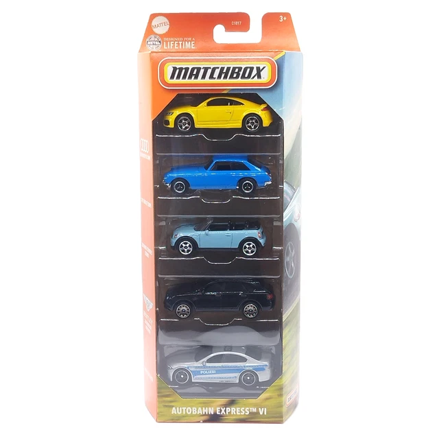 MATCHBOX AUTOBAHN EXPRESS VI - Pack 5 - NEW 2025 BMW M5 - MGB GT- 1:64 ...
