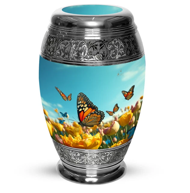 MEADOW DE TRANQUILLE Papillons Un Qui Aime Memorial Tribute 7.6cm ...
