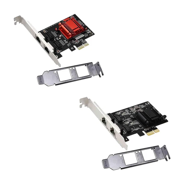 DUAL-PORT PCIE GIGABIT Network Card PCI Express Dos Freebsd Ethernet ...