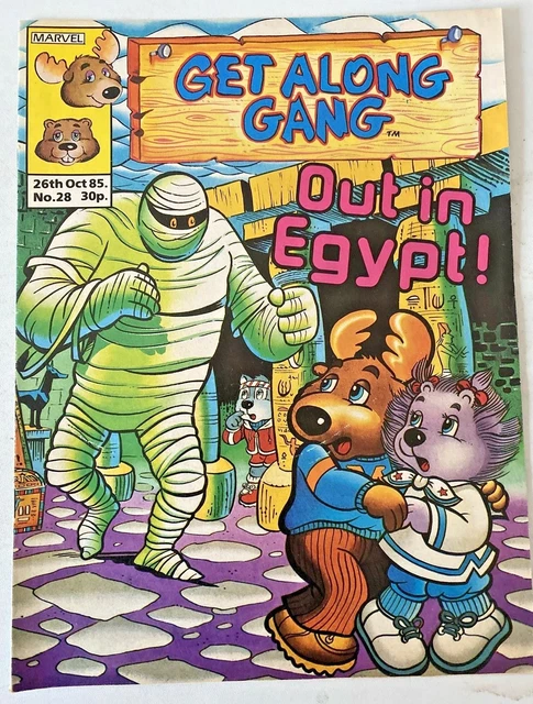 GET ALONG GANG. No.28. Vintage 1985 Marvel Uk Magazine. Vfn Condition ...