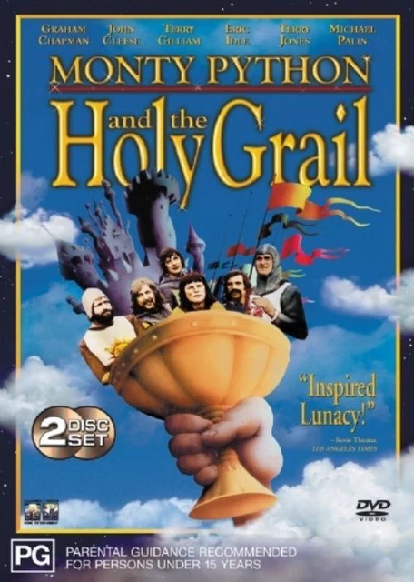MONTY PYTHON AND The Holy Grail (DVD, 1975, 2 Discs) John Cleese, Eric ...