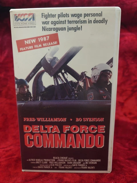 DELTA FORCE COMMANDO (1987, VHS) Fred Williamson Bo Svenson £5.58 ...