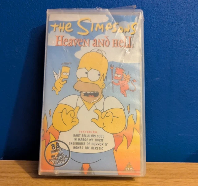 THE SIMPSONS HEAVEN and Hell VHS Video Tape £2.22 - PicClick UK