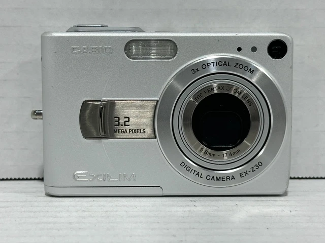 CASIO EXILIM EX-Z30 3.2 MP 3x Opt. Zoom Compact Digital Camera No ...