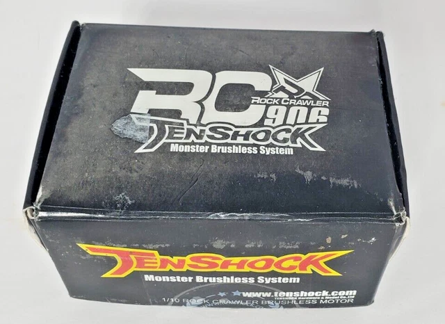 TENSHOCK RC906 6-POLE 1/10 Rock Crawler Brushless Sensorless Motor ...