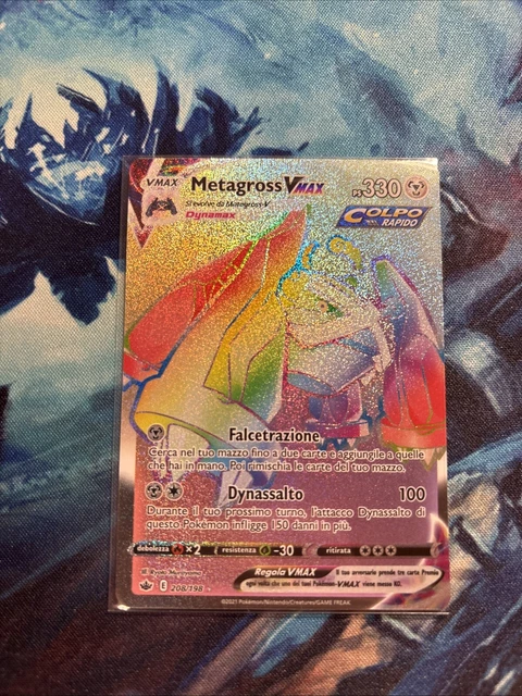 CARTA POKEMON METAGROSS Vmax Hyper NM ITA 208/198 Regno glaciale fuoriserie EUR 35,00 - PicClick IT